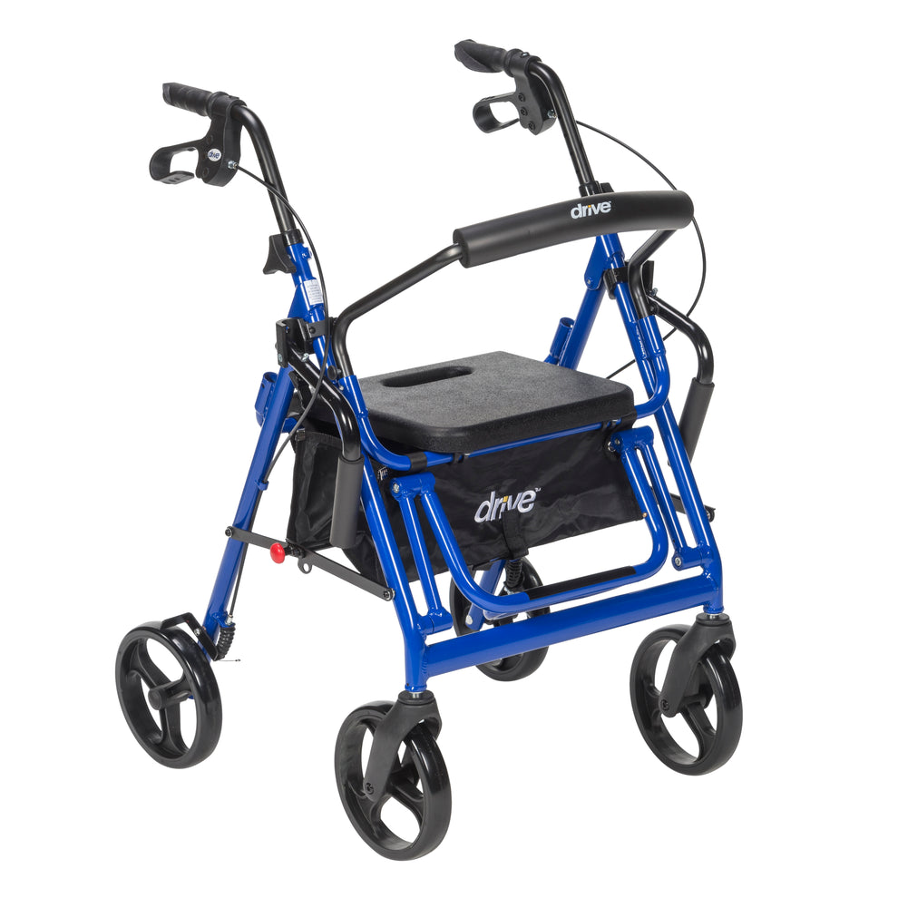 Duet 2-in-1 Rollator and Transport Wheelchair | Drive Medical at Home ...