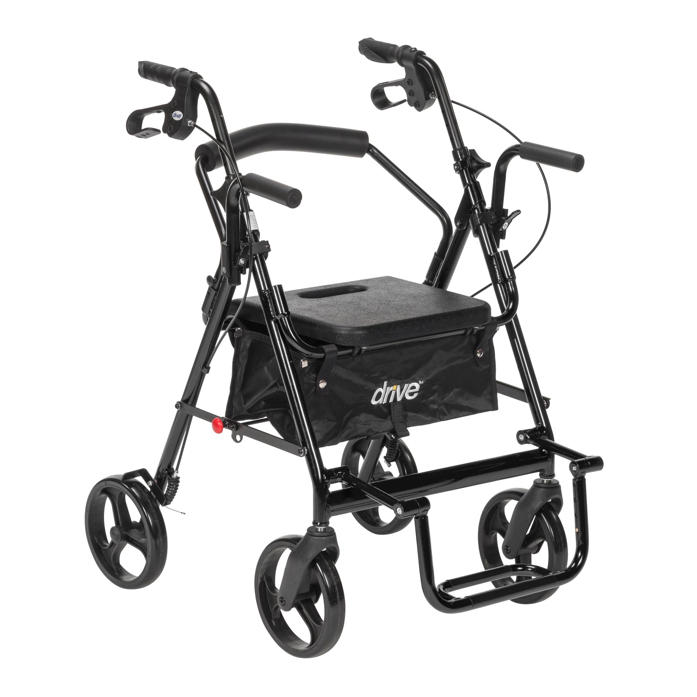 Duet 2-in-1 Rollator and Transport Wheelchair | Drive Medical at Home ...