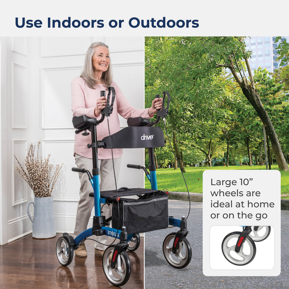 Elevate Upright Walker for Posture Support | Drive Medical at Home ...