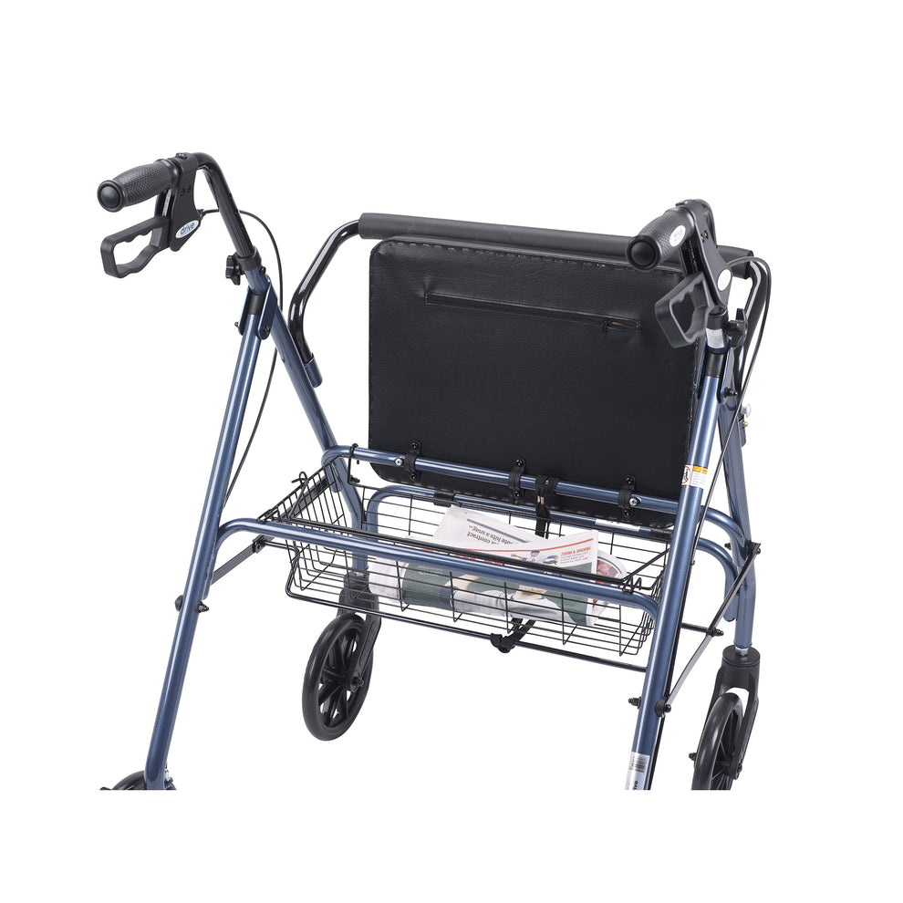 Go-Lite Bariatric Rollator with Padded Seat | Drive Medical at Home ...