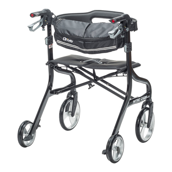 Nitro® HD Heavy Duty Rollator, Large Frame | Drive Medical at Home ...