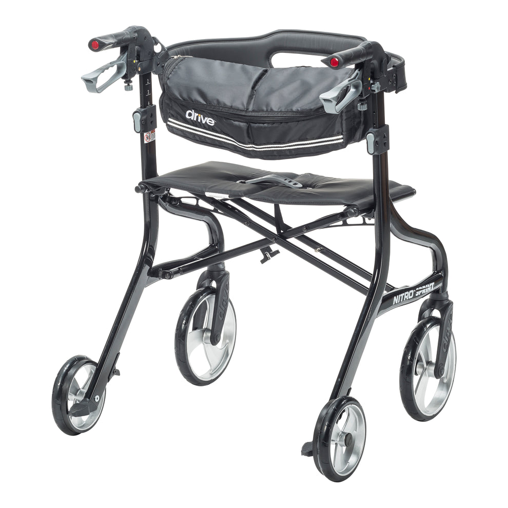 Nitro® HD Heavy Duty Rollator, Large Frame | Drive Medical at Home ...