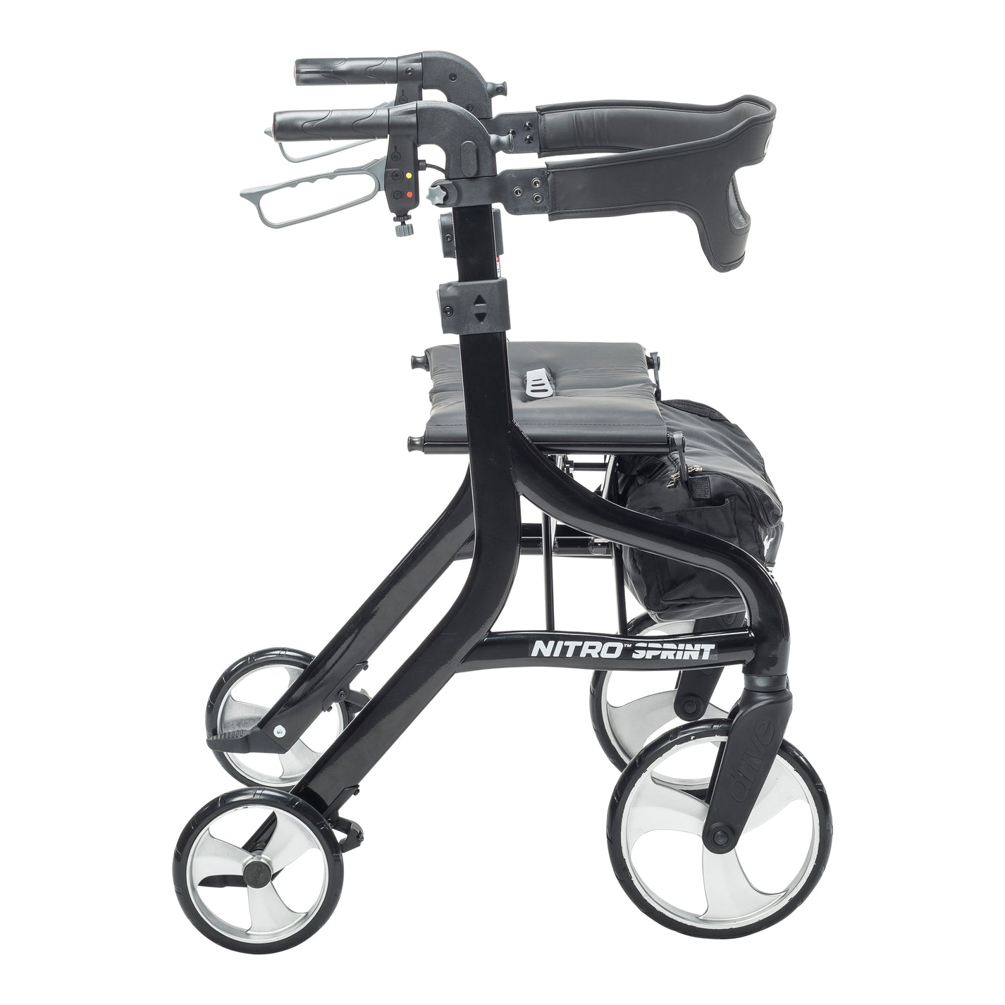 Nitro® HD Heavy Duty Rollator, Large Frame | Drive Medical at Home ...