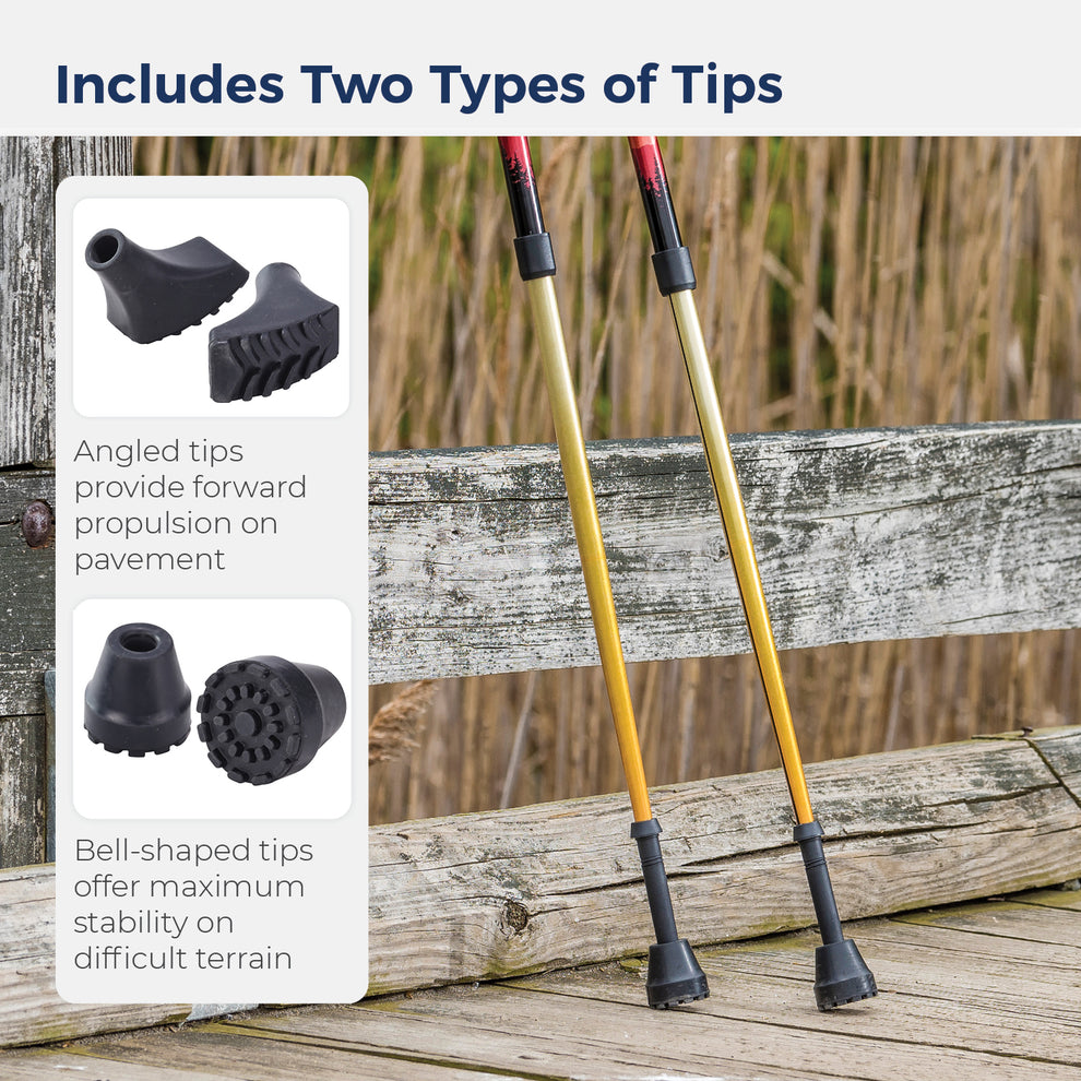 Summit Adjustable Height Walking Poles | Drive Medical at Home – Drive ...
