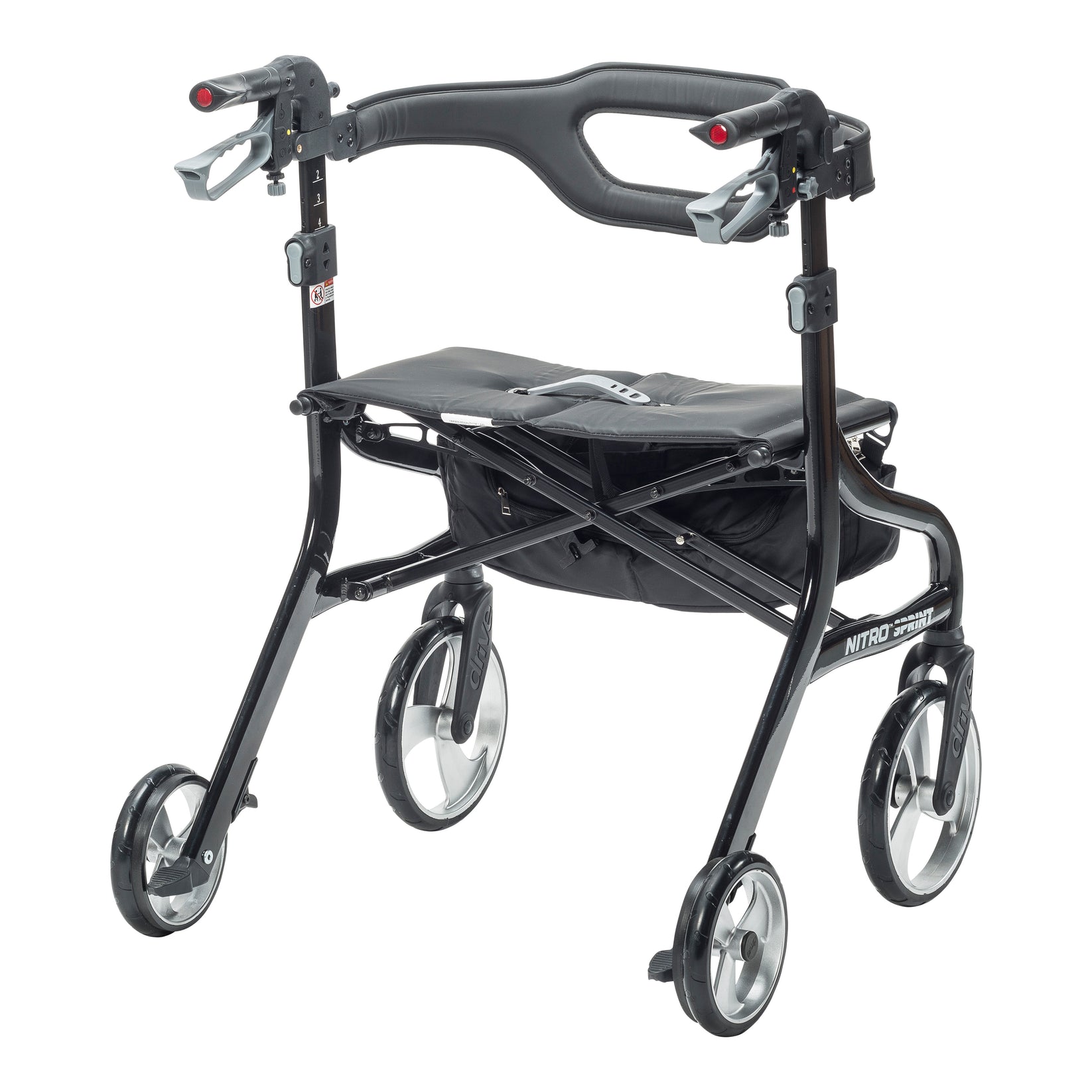 Nitro® HD Heavy Duty Rollator, Large Frame | Drive Medical at Home ...