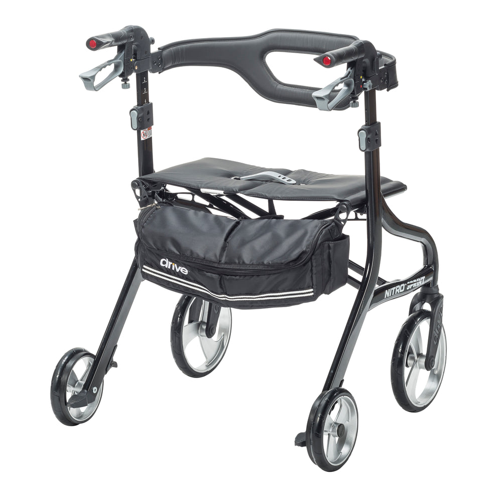 Nitro® HD Heavy Duty Rollator, Large Frame | Drive Medical at Home ...